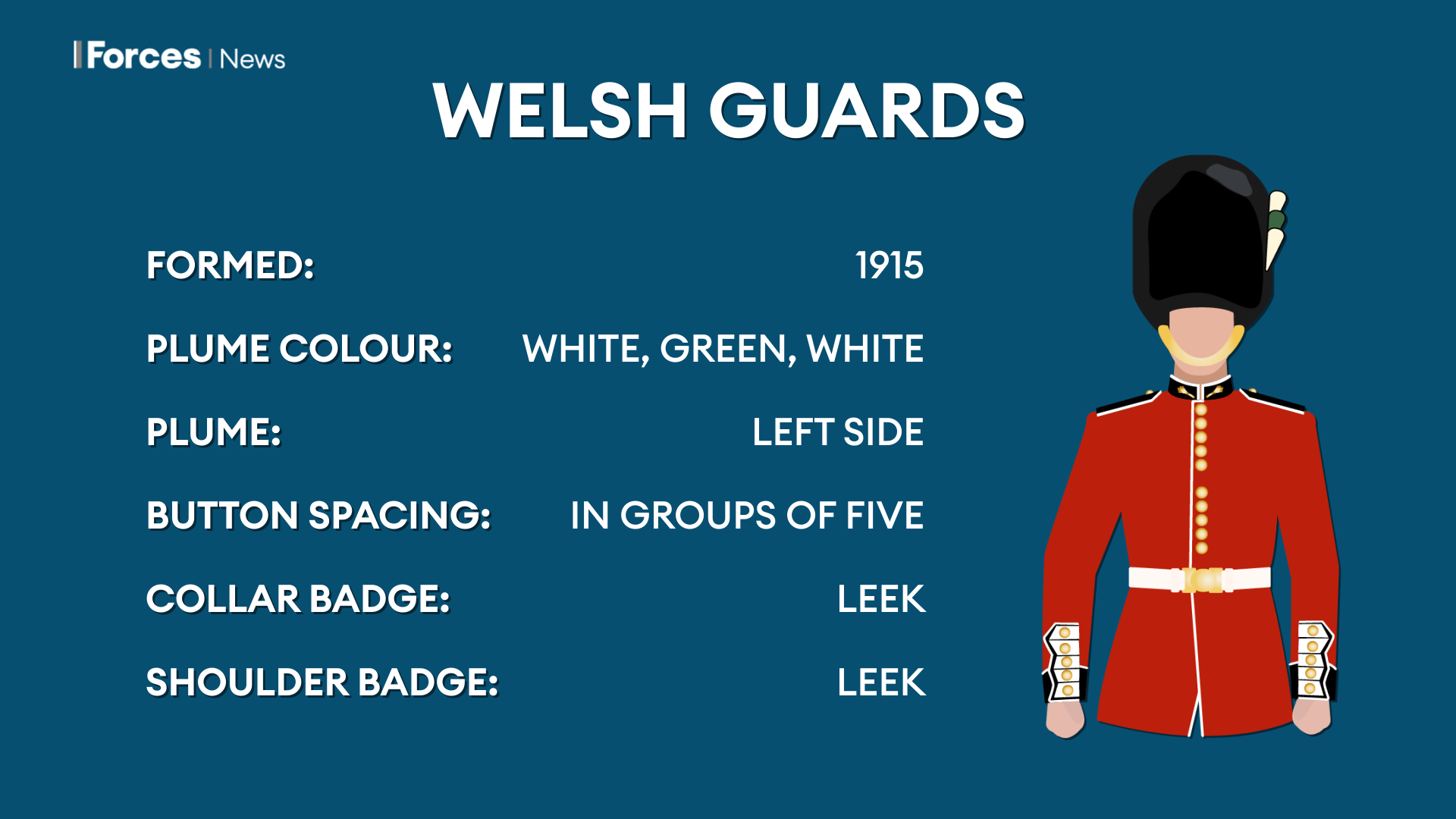 Know your uniforms: The seven regiments of the Household Division explained